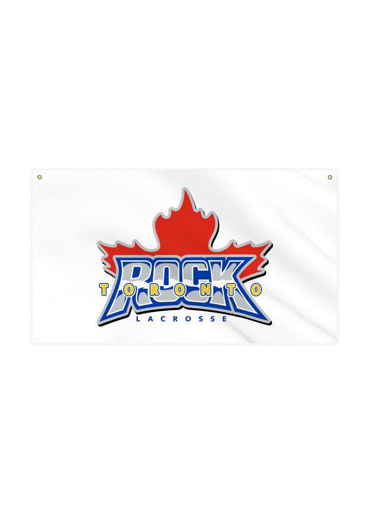 Rock Wall Flag - White – Toronto Rock Athletics Inc.
